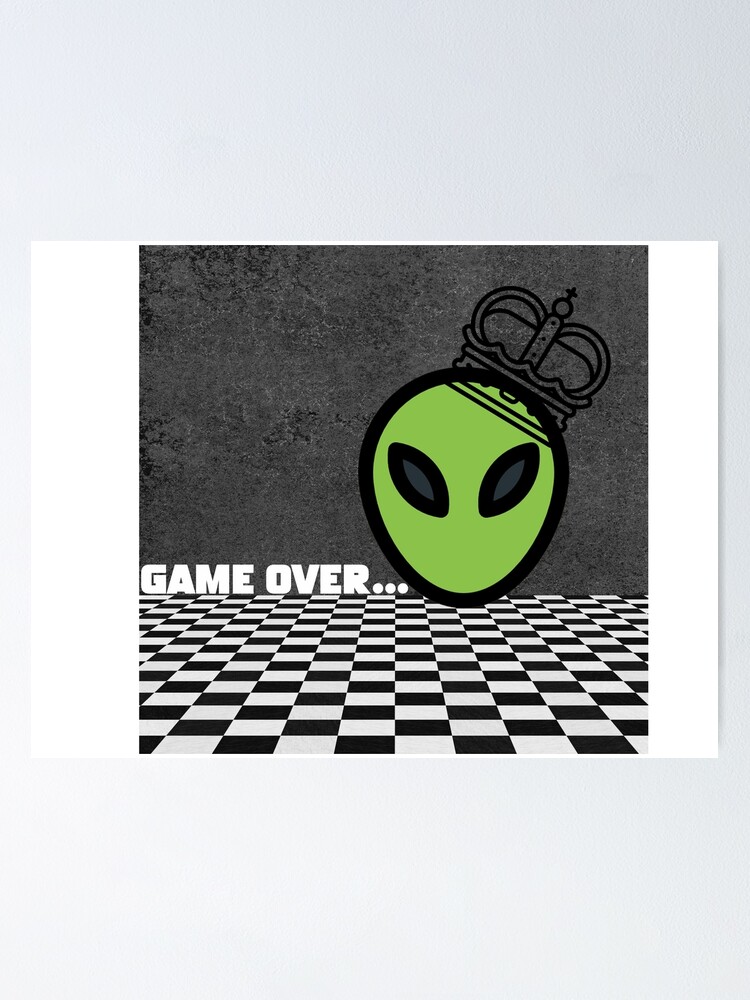 Póster «GAME OVER Aliens, Extraterrestre, Daft, Spoopy, Abduction ...