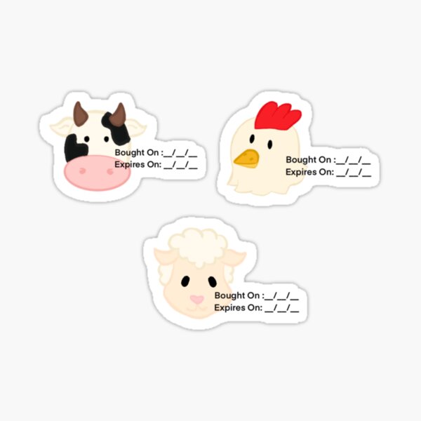 "Magnet Food Reminders: Protein Pack #1" Sticker for Sale by ...