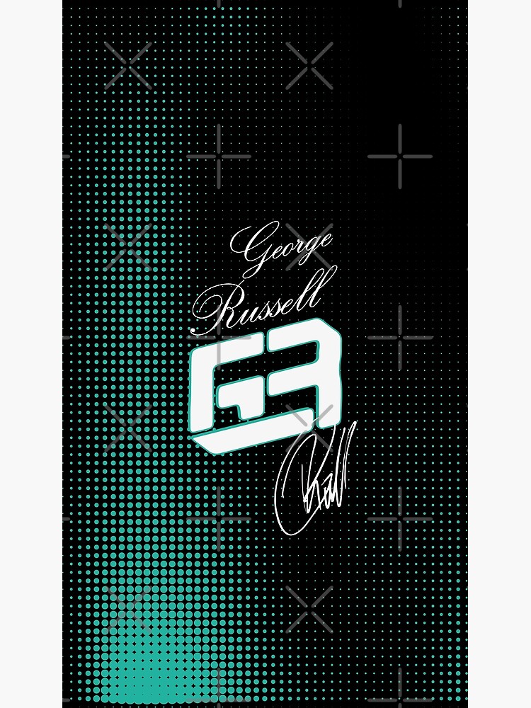 "George Russell 63 - F1 2023" Poster for Sale by Malaka7 | Redbubble