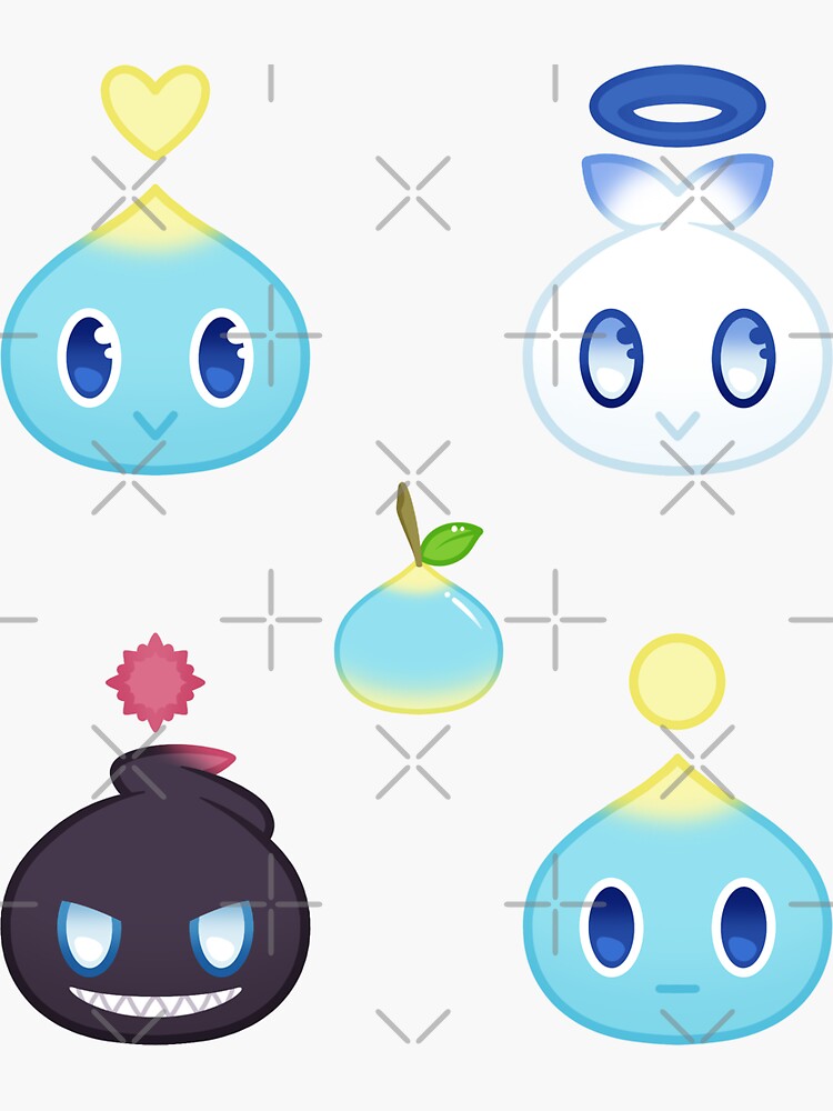 "Chao Collection" Sticker for Sale by foxwozzy | Redbubble