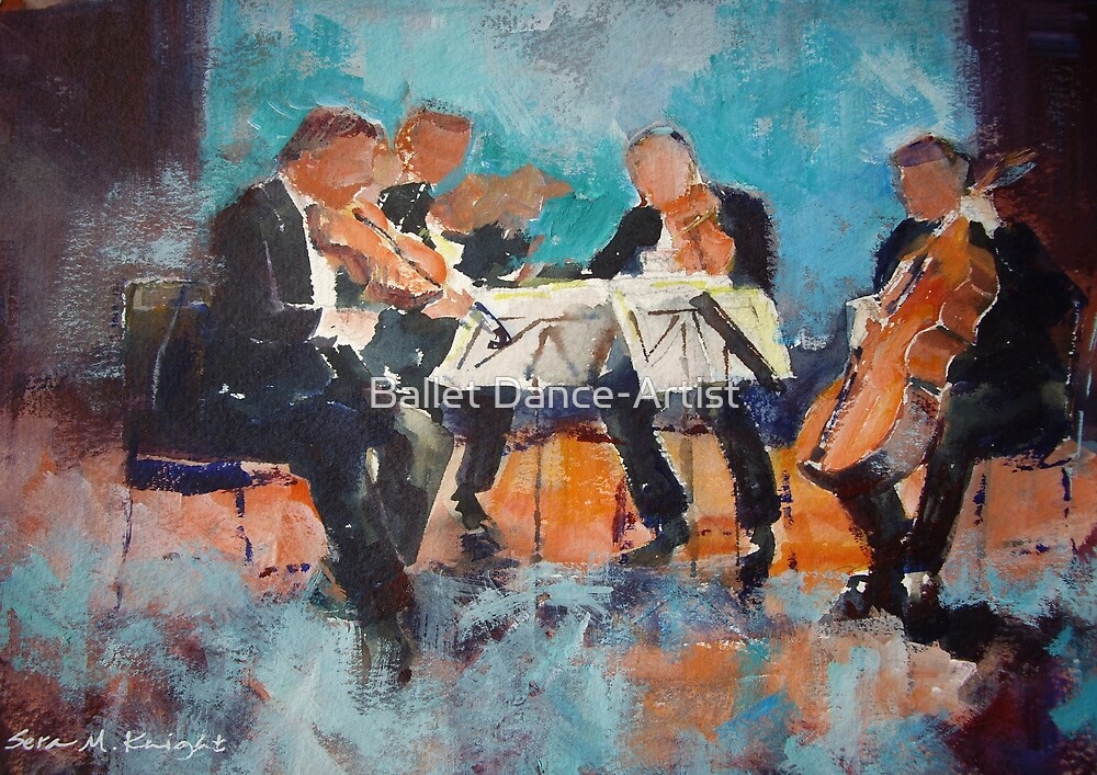 "String Quartet - Painting Of Classical Musicians" by Ballet Dance ...