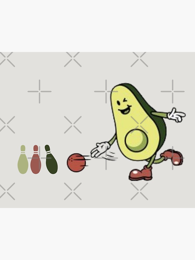 "Avocado playing bowling" Poster for Sale by Arindamritu | Redbubble