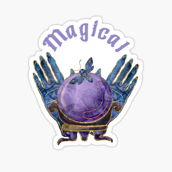 "Magical Future" Sticker for Sale by PrettyGrimGhoul | Redbubble