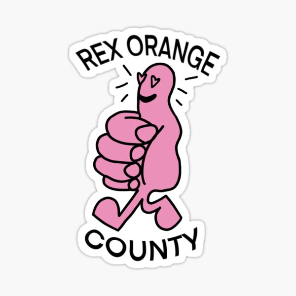 "Rex Orange County" Sticker for Sale by lilly4566 | Redbubble