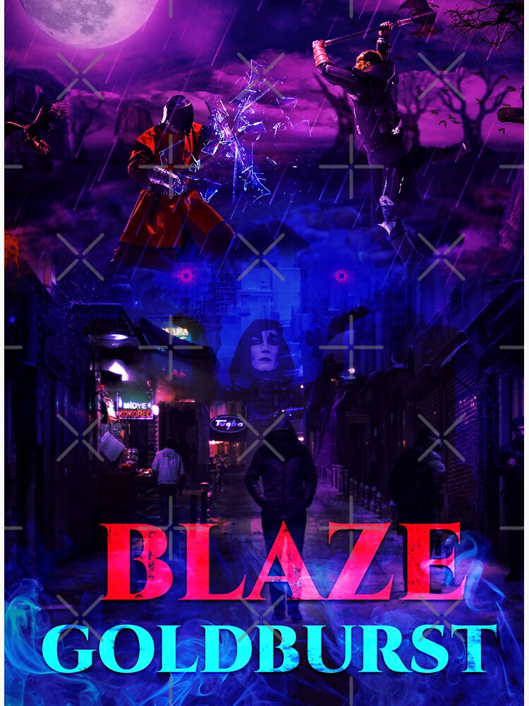 "Blaze Goldburst Fantasy Book Mystery Knight Fight, Halloween" Sticker for Sale by ...