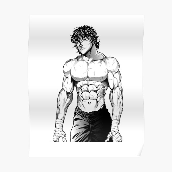 "Baki Hanma Angry - Baki der Grappler" Poster von Animetwix | Redbubble