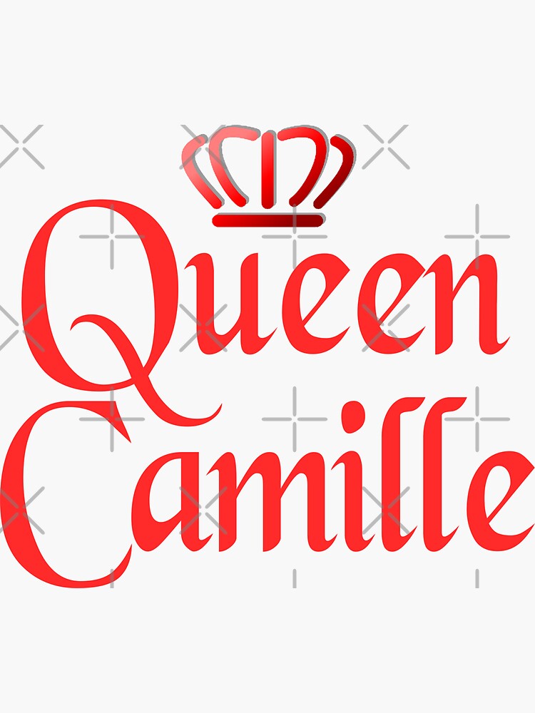 "Queen Camille" Sticker for Sale by GCHDesignsUK | Redbubble