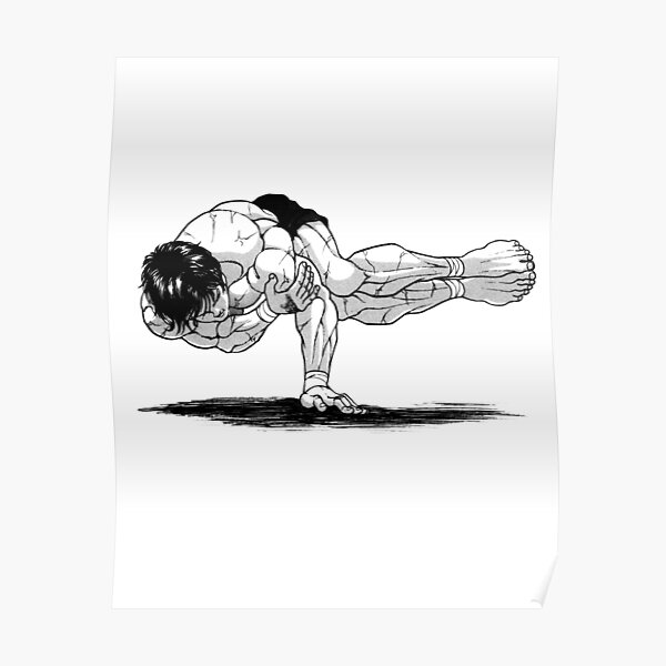 Póster «Postura de la mano de Baki - Baki el Grappler» de Animetwix ...