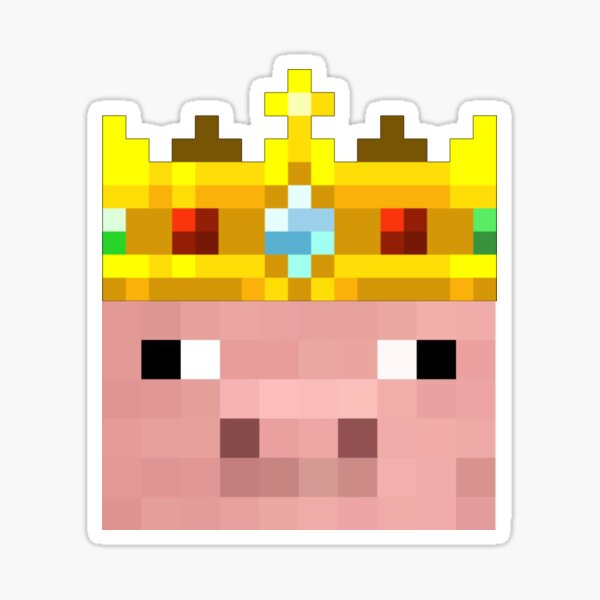 "Technoblade The Pig" Sticker for Sale by malakgoud | Redbubble