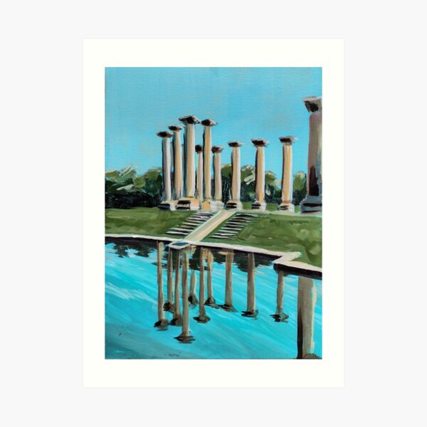"Stylized Roman Columns" Art Print for Sale by mabeldoodles | Redbubble