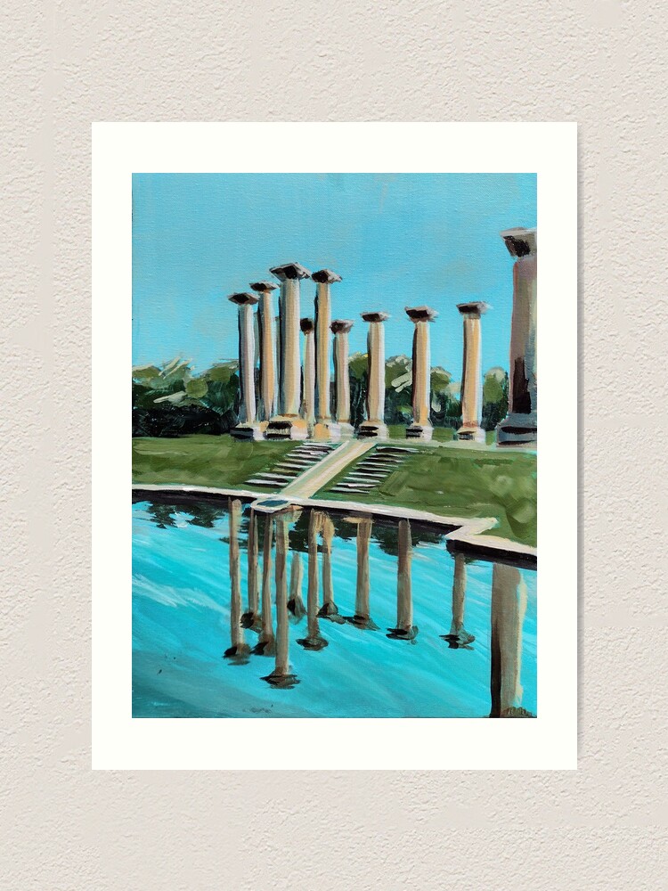 "Stylized Roman Columns" Art Print for Sale by mabeldoodles | Redbubble