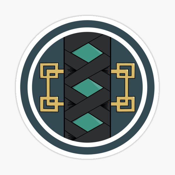 "Muichiro Pattern (鬼滅の刃)" Sticker for Sale by buttermilkkook | Redbubble