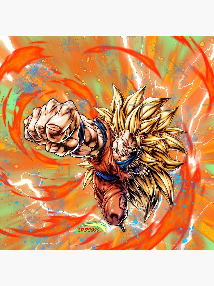 "DRAGON FIST GOKU" Poster for Sale by TavPictures | Redbubble