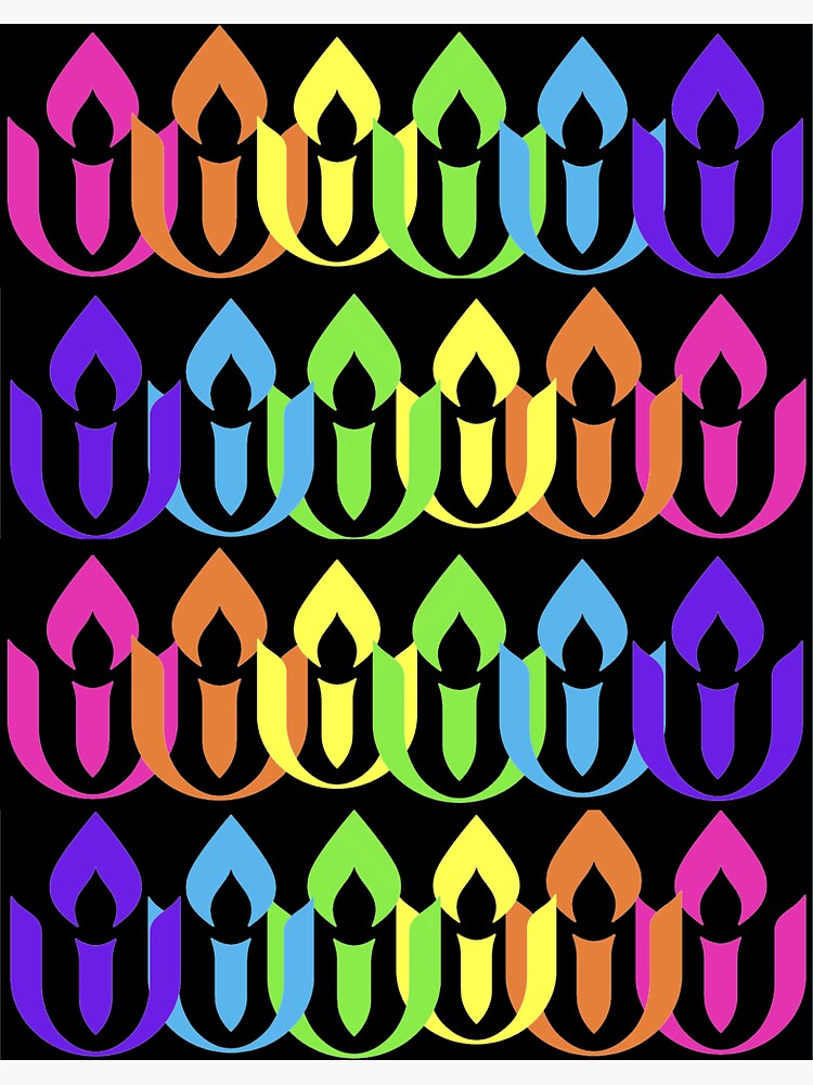 "Rainbow UU pattern " Sticker for Sale by KCAbdelnour | Redbubble
