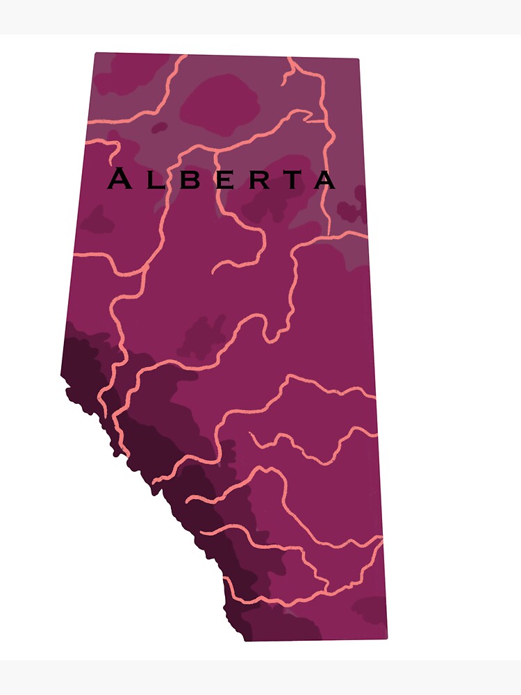 "Alberta " Sticker for Sale by matteaogilvie | Redbubble