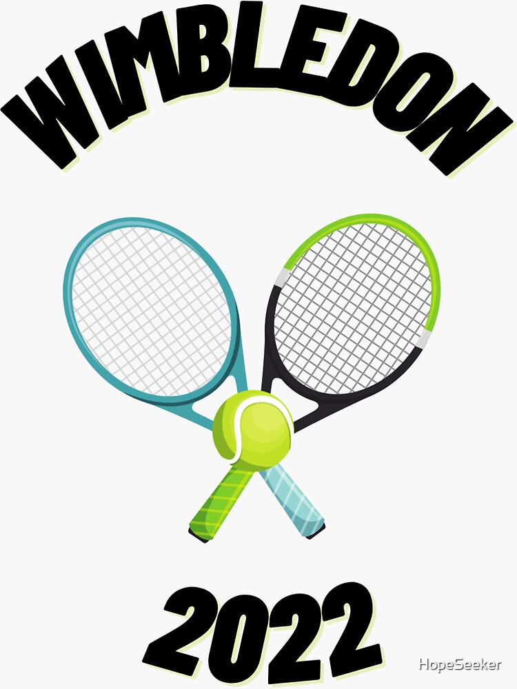 "Wimbledon 2022 Tennis " Sticker for Sale by HopeSeeker | Redbubble