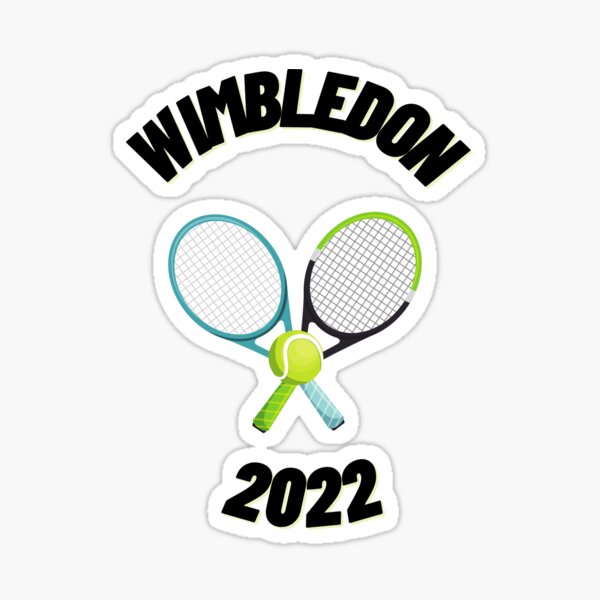 "Wimbledon 2022 Tennis " Sticker for Sale by HopeSeeker | Redbubble