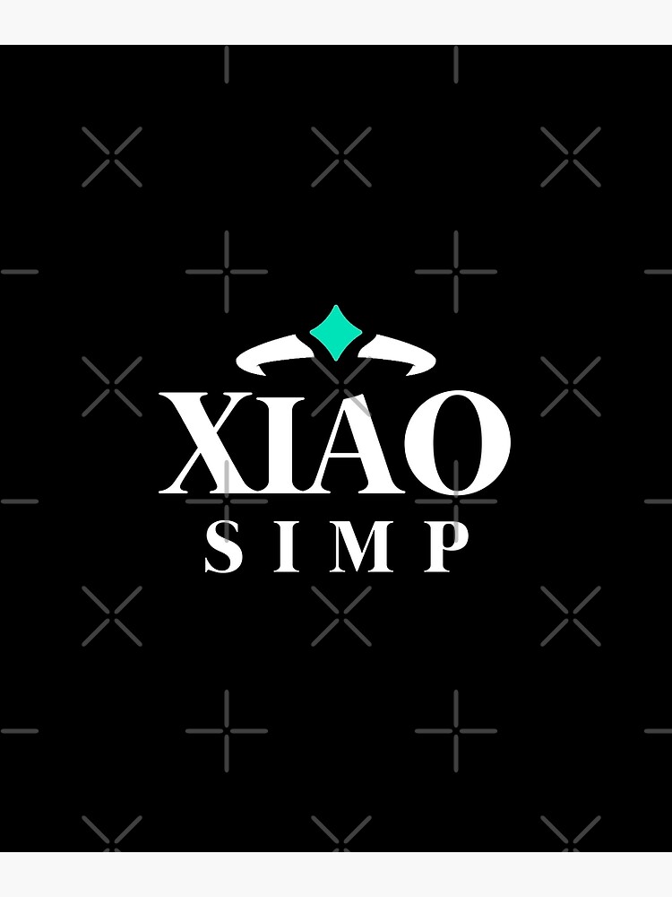 "Genshin Impact Xiao Simp" Poster for Sale by gisimp | Redbubble