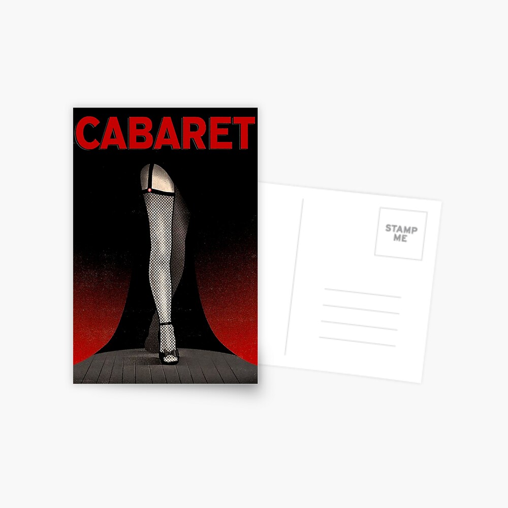 "CABARET: Vintage Musical Play Advertising Print" Postcard by ...