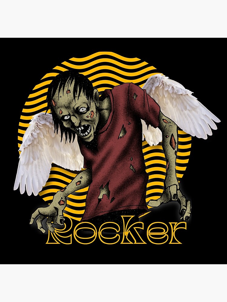 "Zombie Rocker" Poster for Sale by AVTRVOATS | Redbubble
