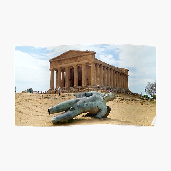 "Valle dei Templi - Agrigento (Temples Valley)" Poster for Sale by ...