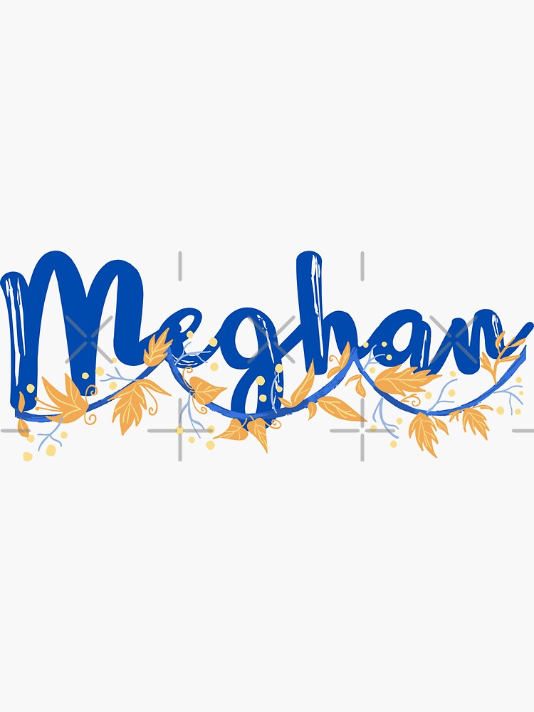 "Megan" Sticker for Sale by MD750 | Redbubble