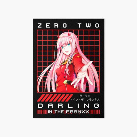 "DARLING IN THE FRANXX - ZERO TWO" Art Board Print for Sale by ...