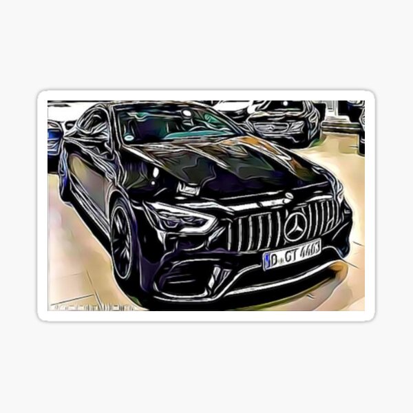 "Black Mercedes" Sticker for Sale by Perica-030 | Redbubble