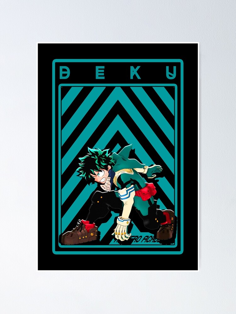 "MY HERO ACADEMIA - DEKU" Poster for Sale by UNCHMUNCH | Redbubble