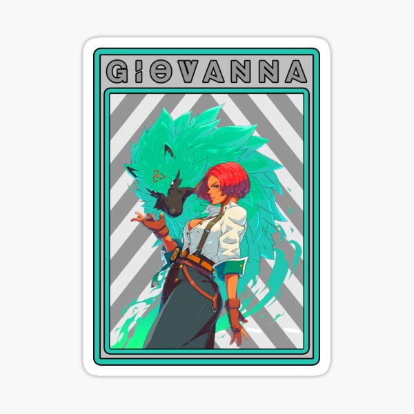 "GUILTY GEAR - GIOVANNA" Sticker for Sale by RECBLACK | Redbubble