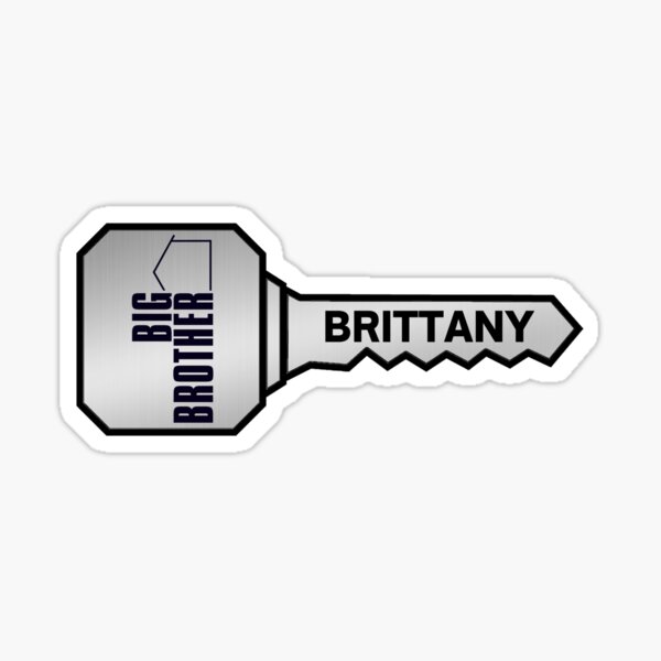 "Big Brother 24 Silver Brittany Key" Sticker for Sale by guac-anmol-e ...