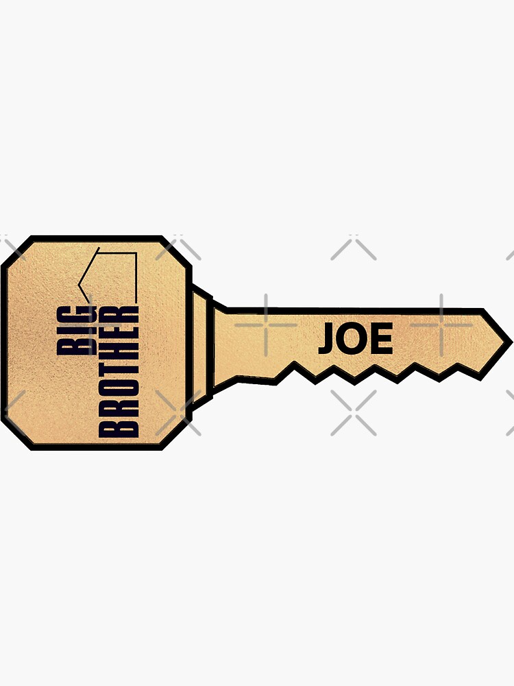"Big Brother 24 Copper Joe Key" Sticker for Sale by guac-anmol-e ...