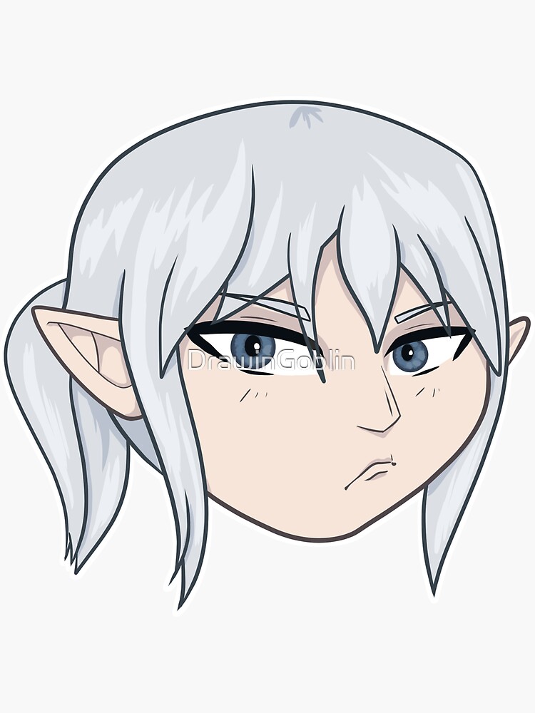 "Estinien Chibi Face" Sticker for Sale by DrawinGoblin | Redbubble