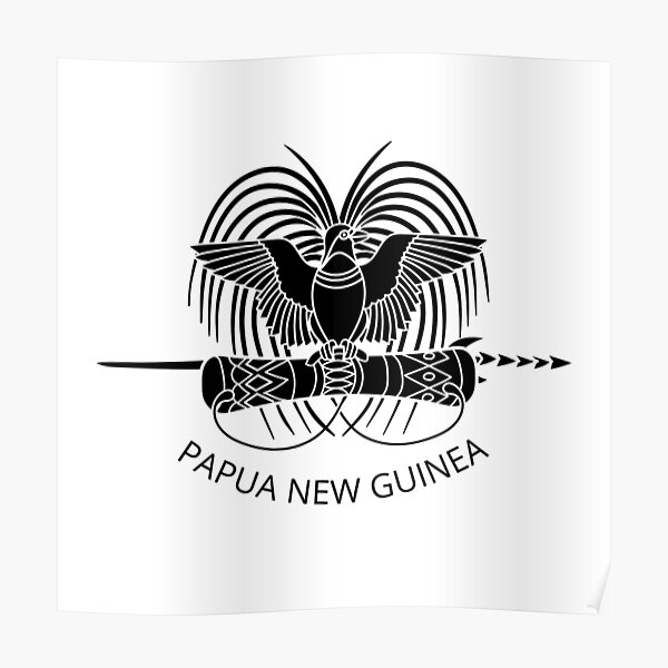 "Emblem of Papua New Guinea" Poster for Sale by PNG-pikinini | Redbubble