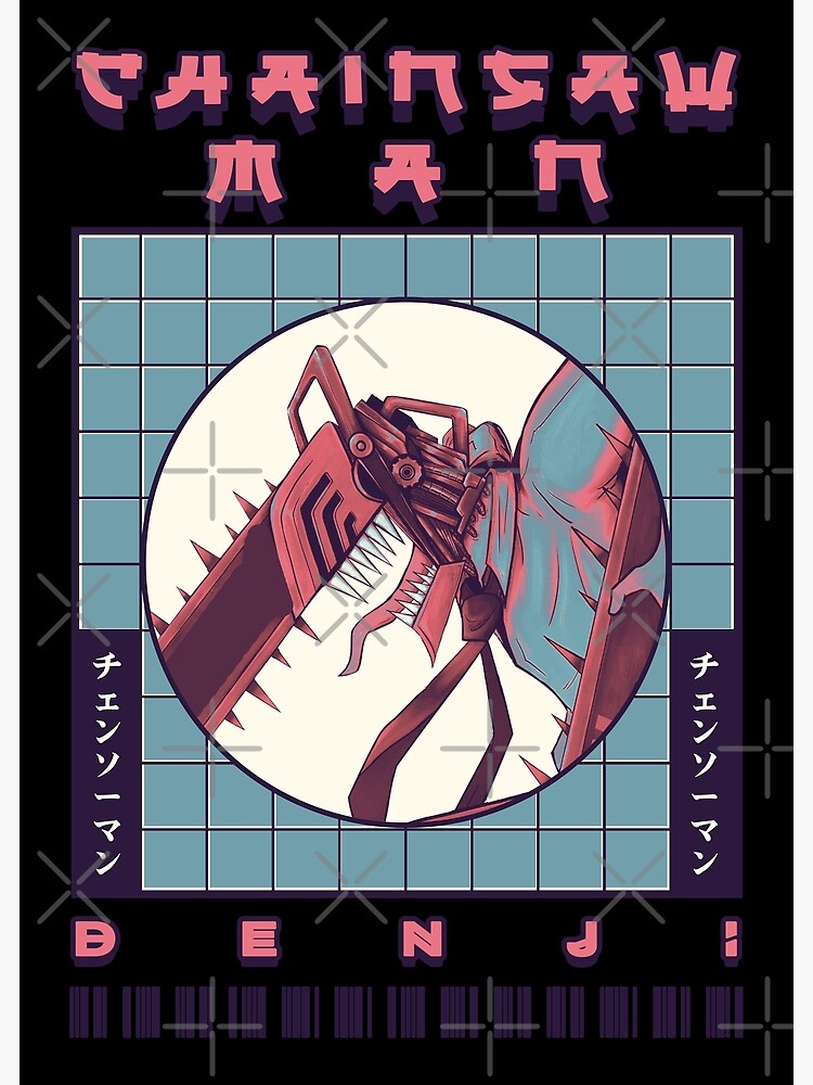 "CHAINSAW MAN - DENJI" Poster for Sale by AZURESIEGFRIED | Redbubble