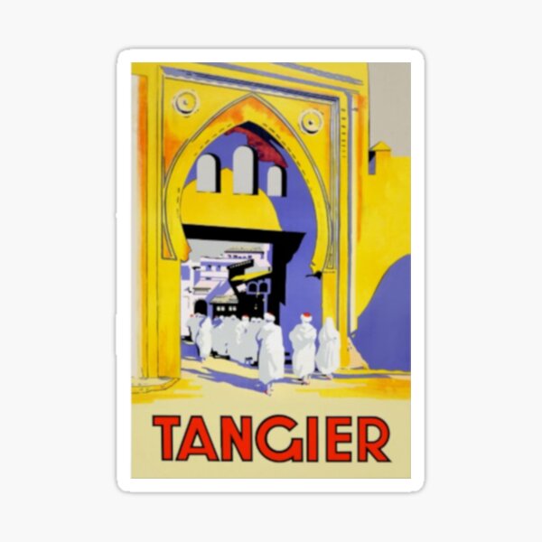 "tangier morocco" Sticker for Sale by bxlart | Redbubble
