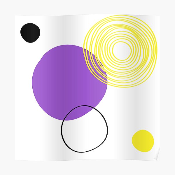 "Minimalistic Pride Design (Non-binary)" Poster for Sale by AmberSann | Redbubble