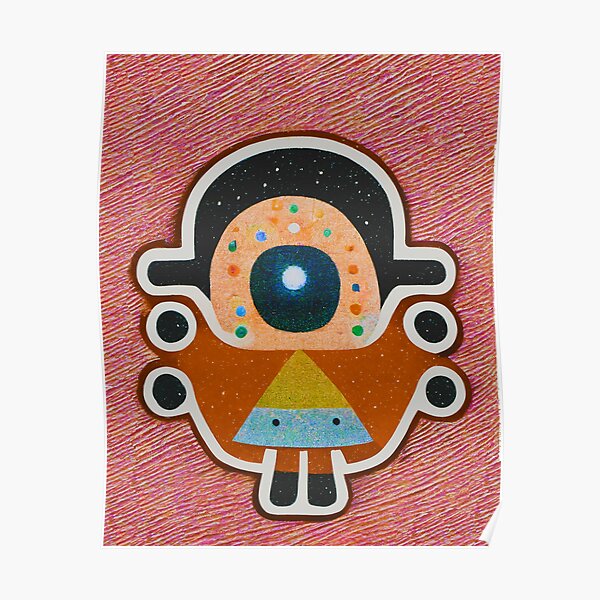 "Evil Robot scary, cute, Occult Retro Surrealism" Poster for Sale by ...