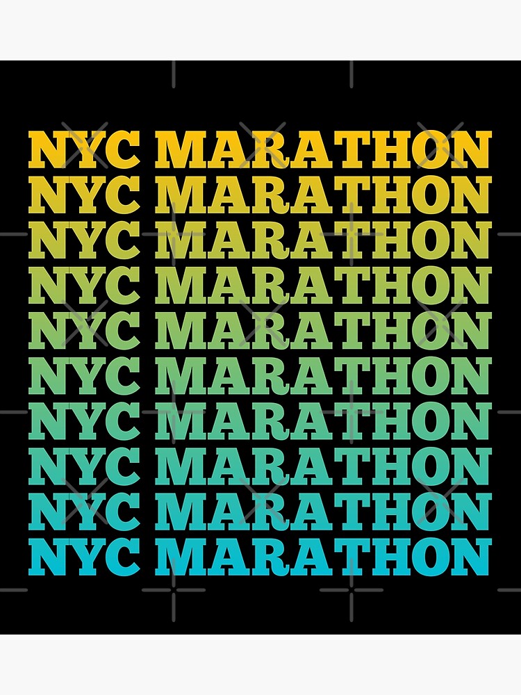 "New york city marathon 2022 " Poster for Sale by ideamake | Redbubble