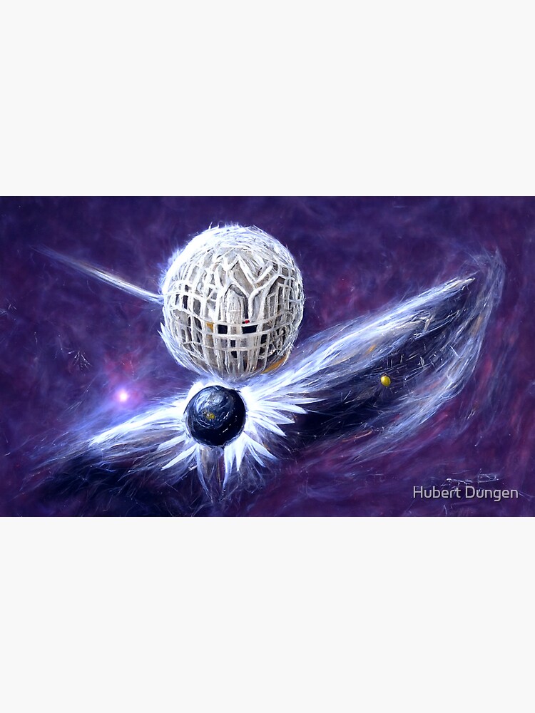 "Dyson Sphere Angel" Sticker for Sale by hubertdungen | Redbubble
