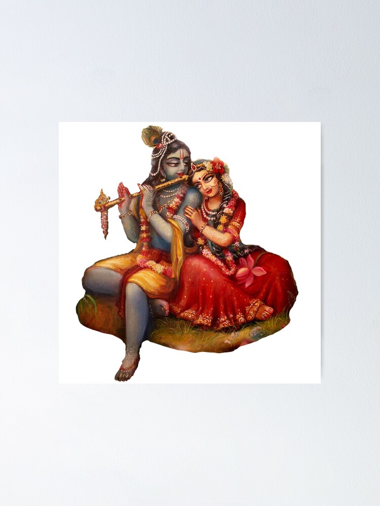 "Radha Krishna , Iskcon " Poster for Sale by Krishnavi | Redbubble