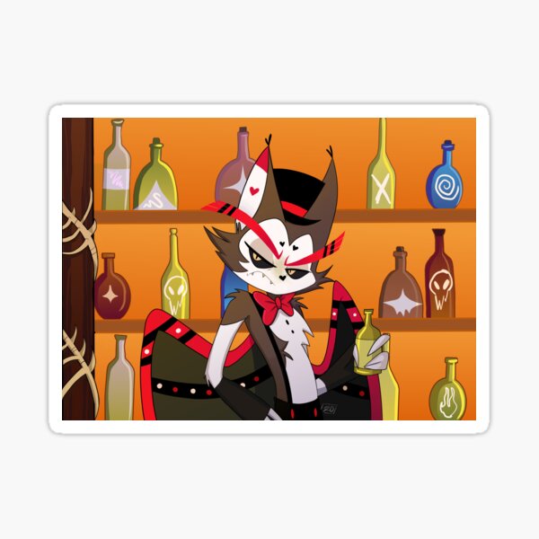 "Husk!" Sticker for Sale by Zelig-Damon | Redbubble