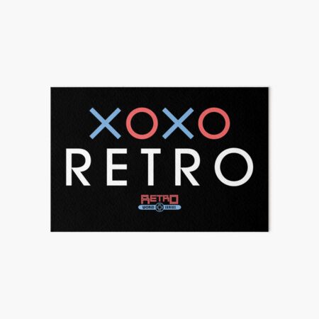 "XOXO Retro - I Love Retro Gaming!" Art Board Print for Sale by ...