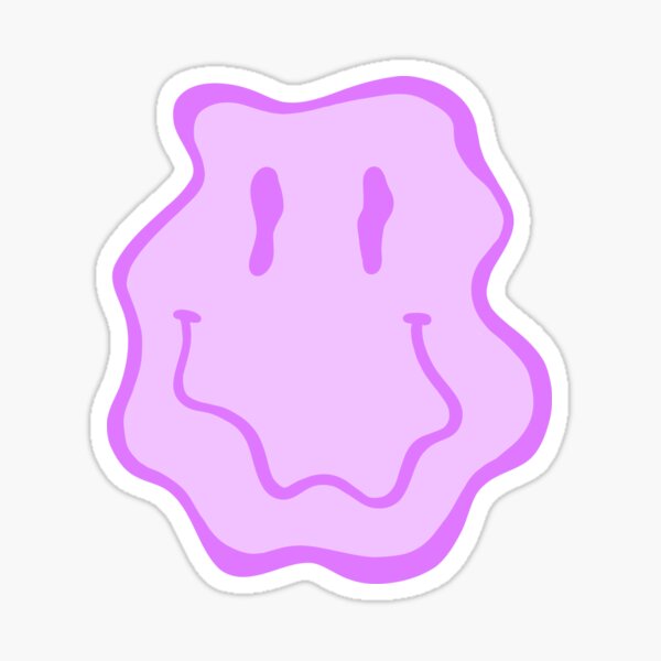 "squiggly smiley" Sticker for Sale by corinnecastelli | Redbubble
