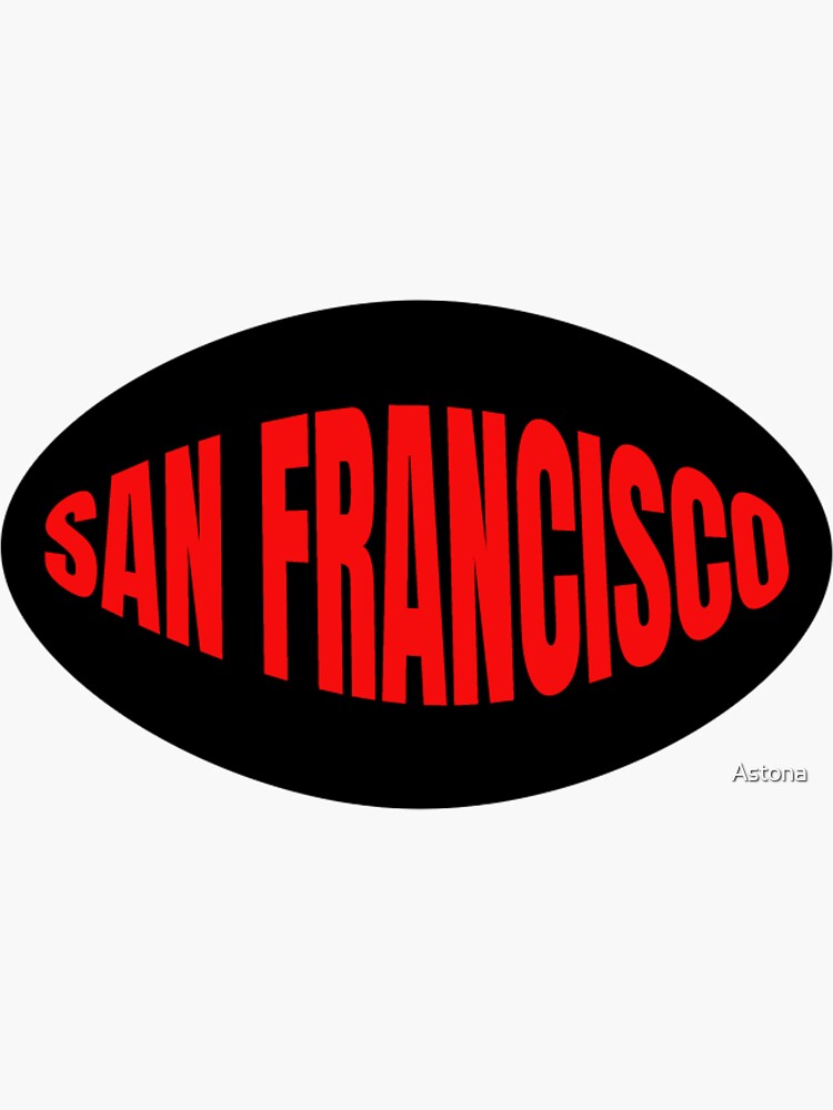 "san francisco american fotball" Sticker for Sale by Astona | Redbubble