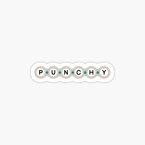 "Punchy Alphabet Beads" Sticker for Sale by jordynrubino | Redbubble