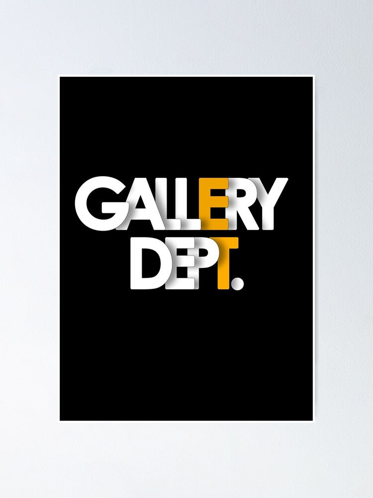 "Gallery DEPT " Poster for Sale by LuyBestDesign | Redbubble