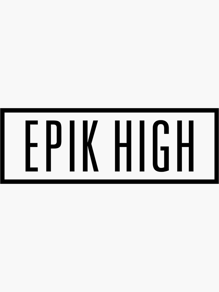 "Epik High Logo" Sticker for Sale by Know-Yourself1 | Redbubble