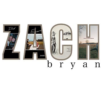 "Zach Bryan albums " Sticker for Sale by seeb16 | Redbubble