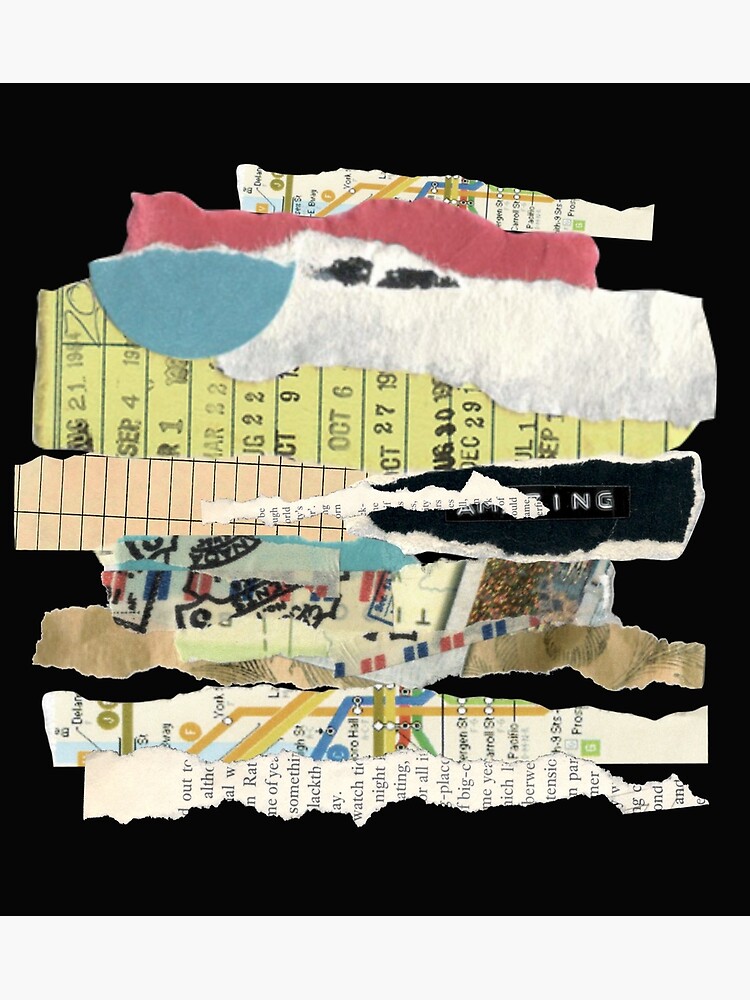 "Vintage Ripped Paper cutout" Poster for Sale by TypeWrite | Redbubble